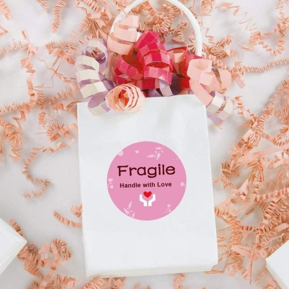 Office | 5 Fragile Handle With Love Stickers 2 | Poshmark